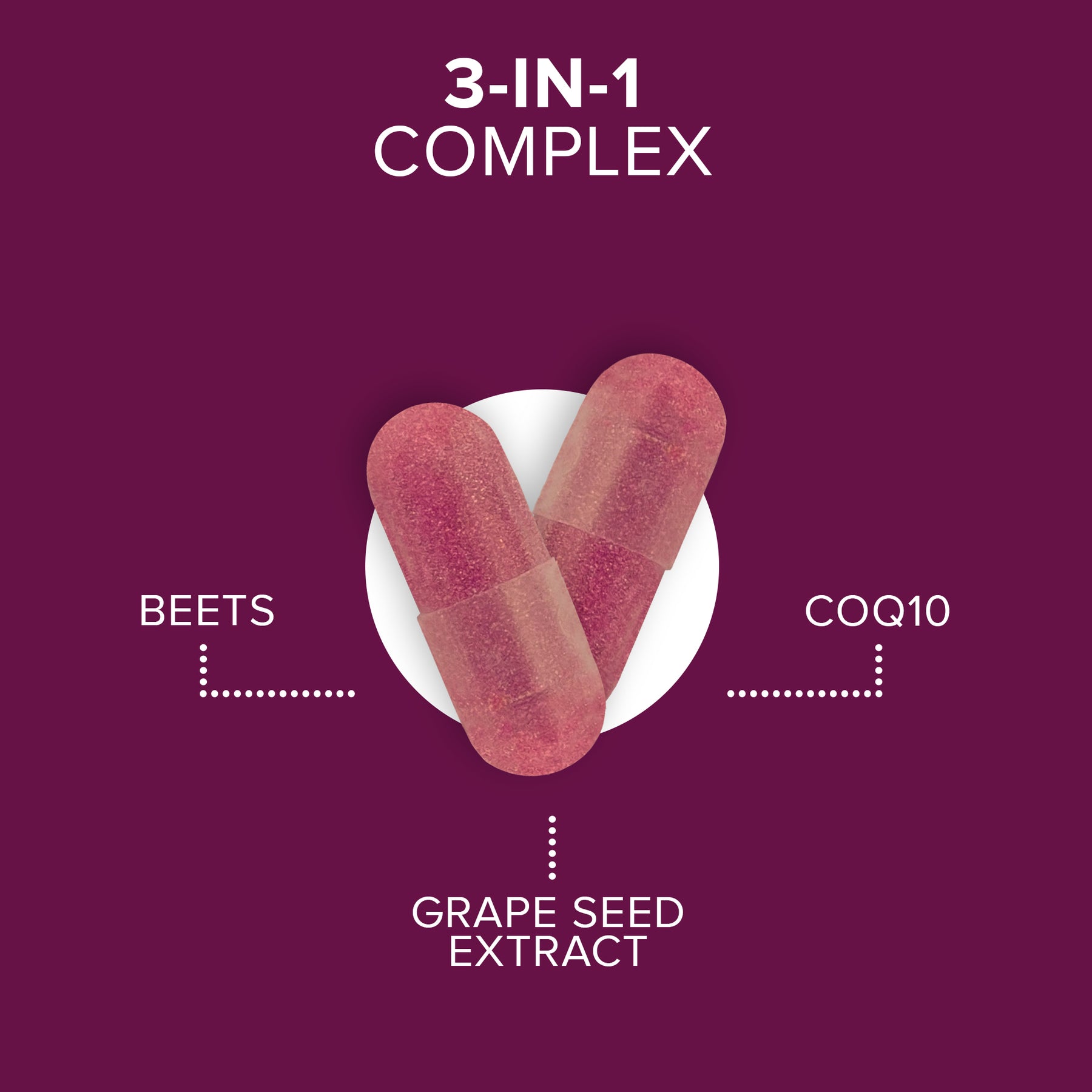 Beet Capsules for Blood Pressure Support | Qunol