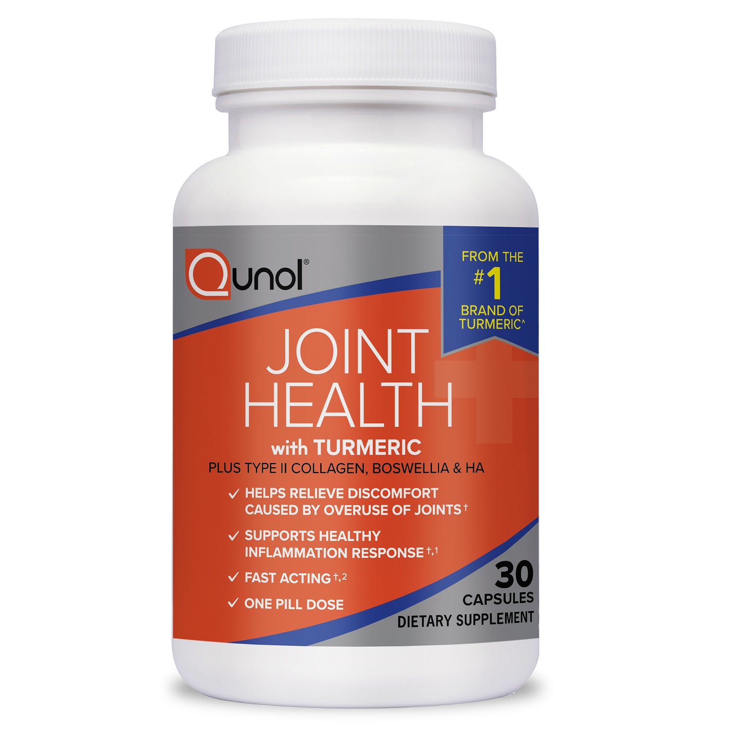 Qunol 5-in-1 Joint Support Supplement Capsules