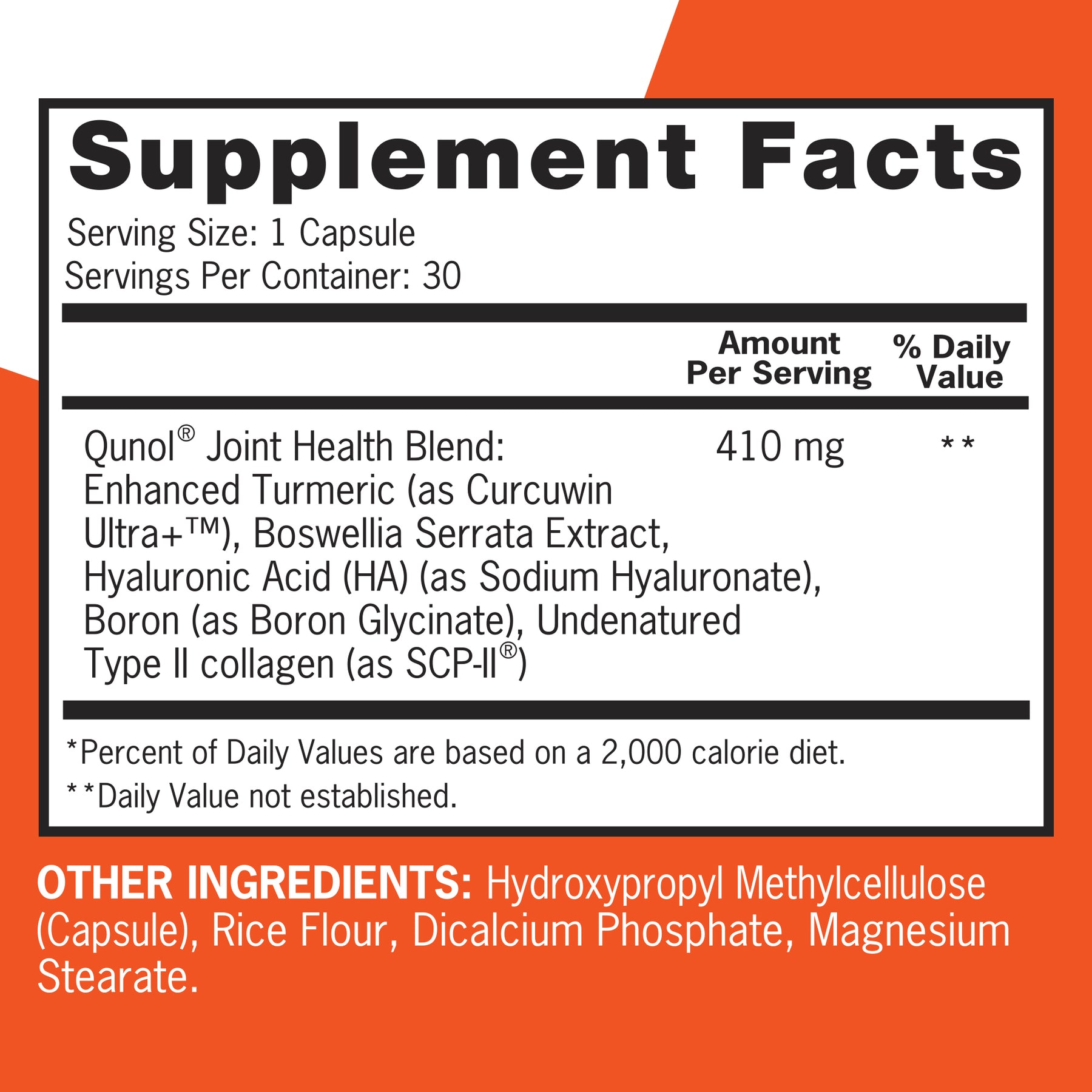 Qunol 5-in-1 Joint Support Supplement Capsules