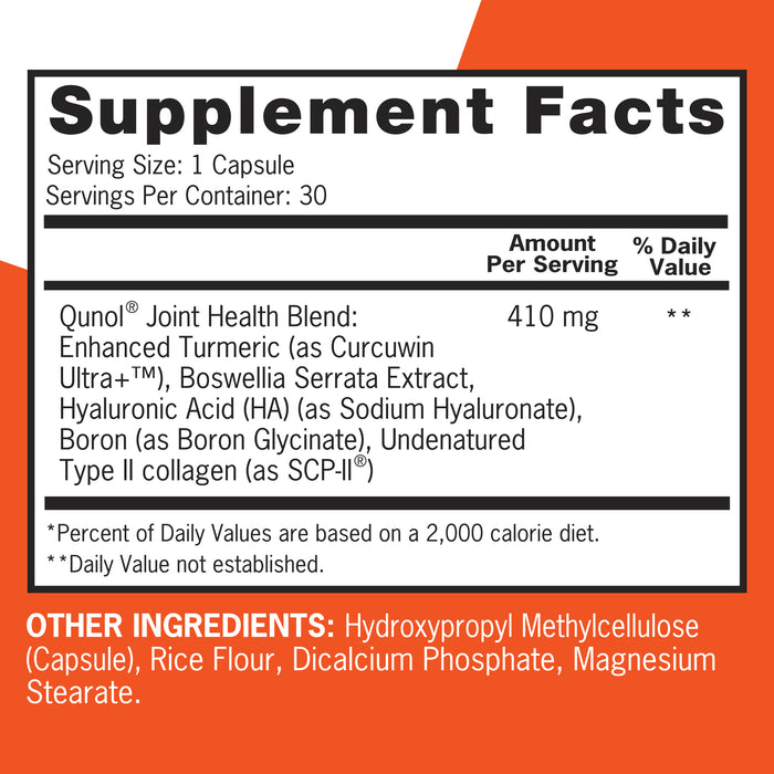 Qunol 5-in-1 Joint Support Supplement Capsules