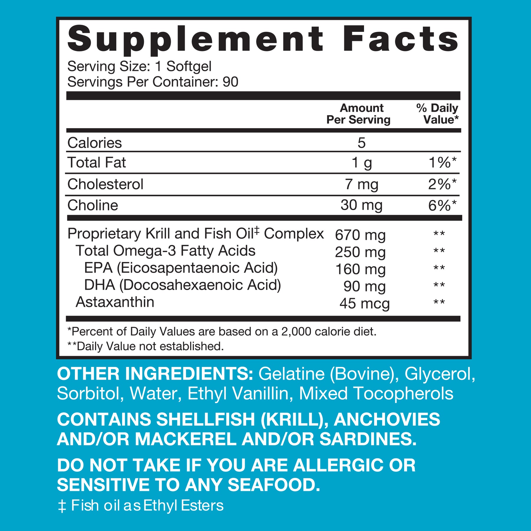 Advanced Omega-3 Krill & Fish Oil Softgels, 250mg | Qunol