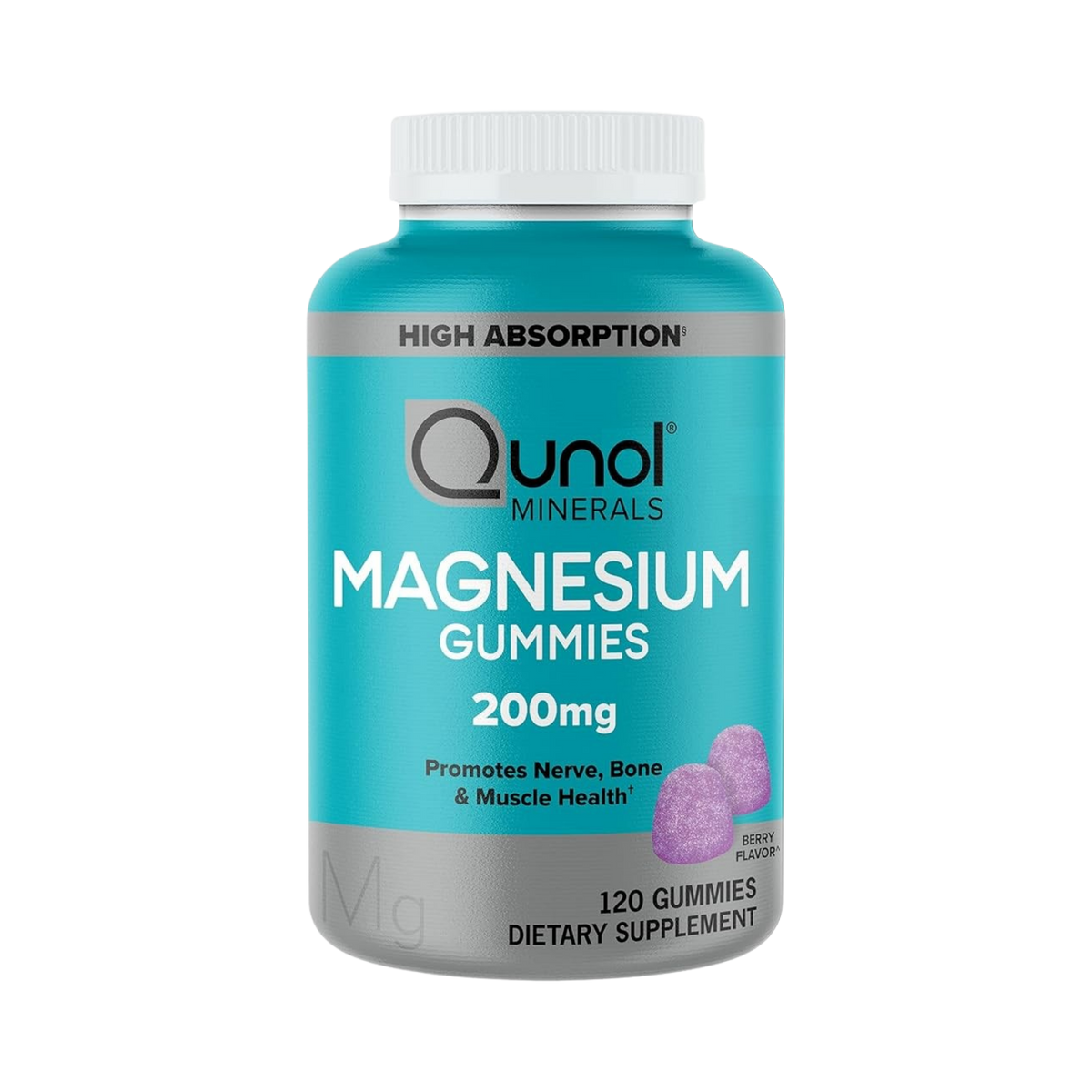 Magnesium Gummies for Adults, 200mg | Qunol