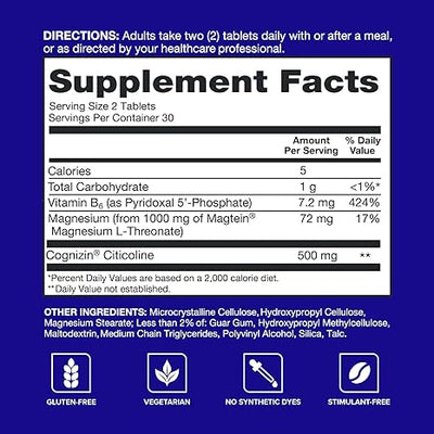 Brain Health Memory Plus + B6