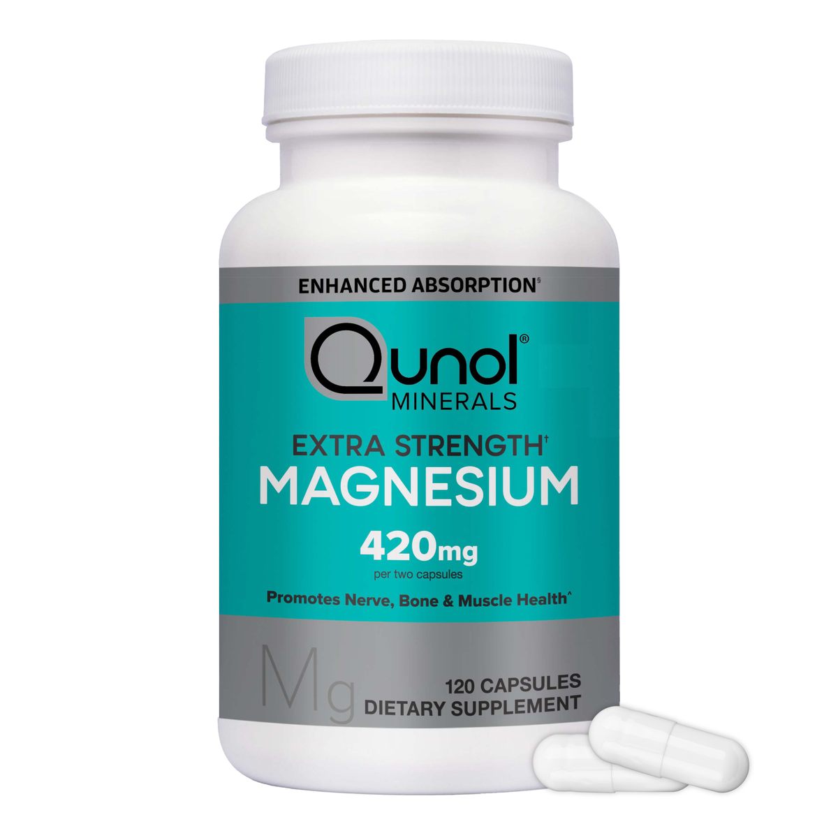 Extra Strength Magnesium, 420mg | Qunol