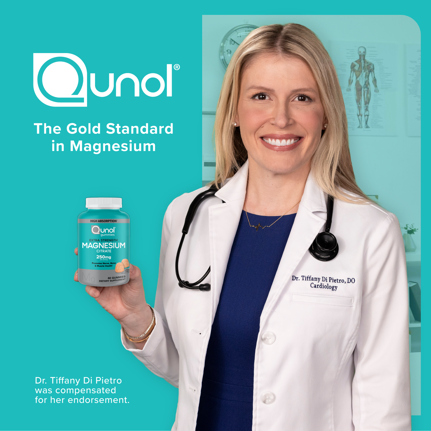 Magnesium Citrate Gummies, 250mg | Qunol