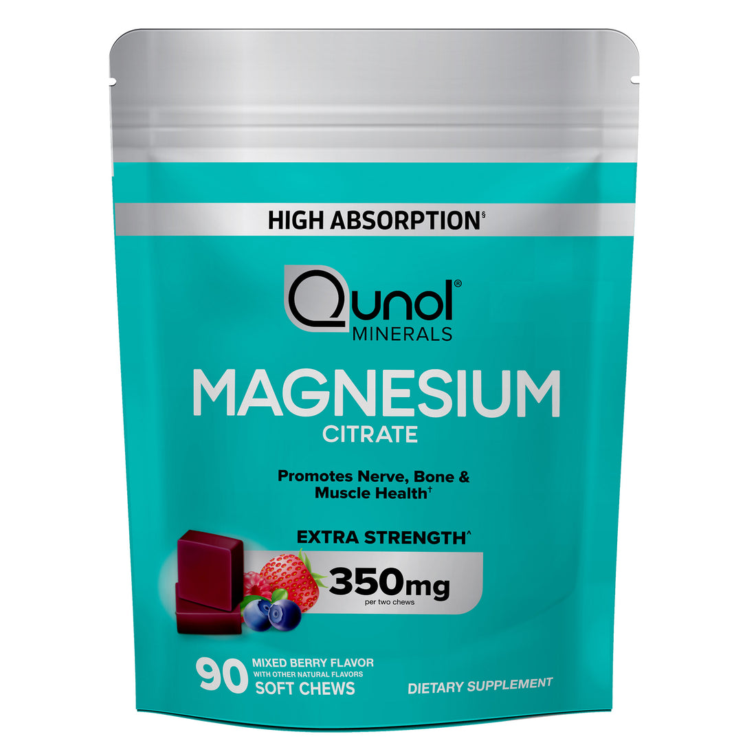Magnesium Citrate Chews – Soft Magnesium Chewables | Qunol