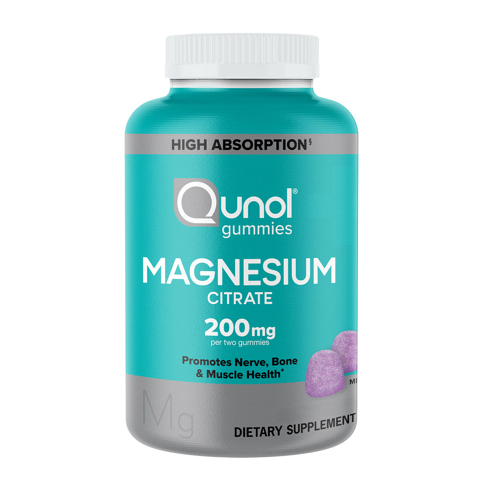 Magnesium Gummies for Adults, 200mg | Qunol