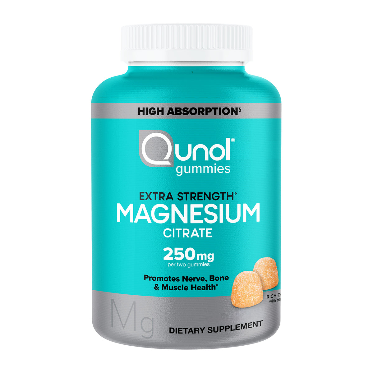 Magnesium Citrate Gummies, 250mg | Qunol