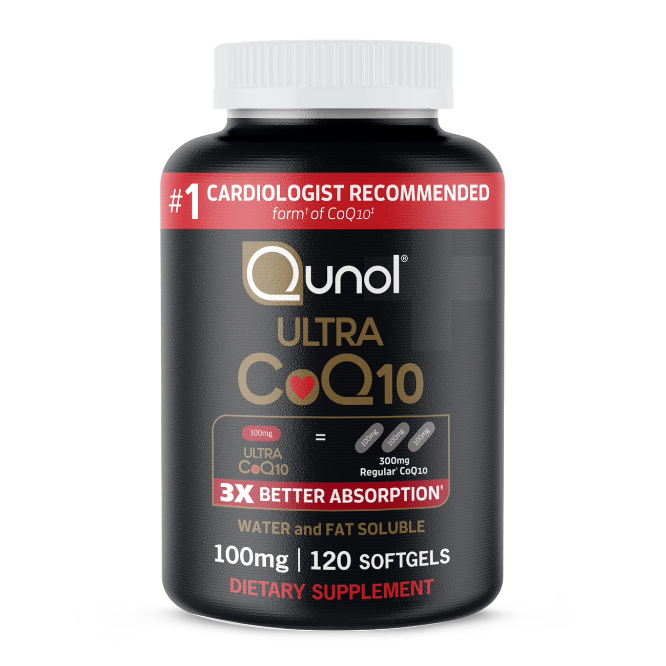 Ultra CoQ10, 100mg Softgels | Qunol