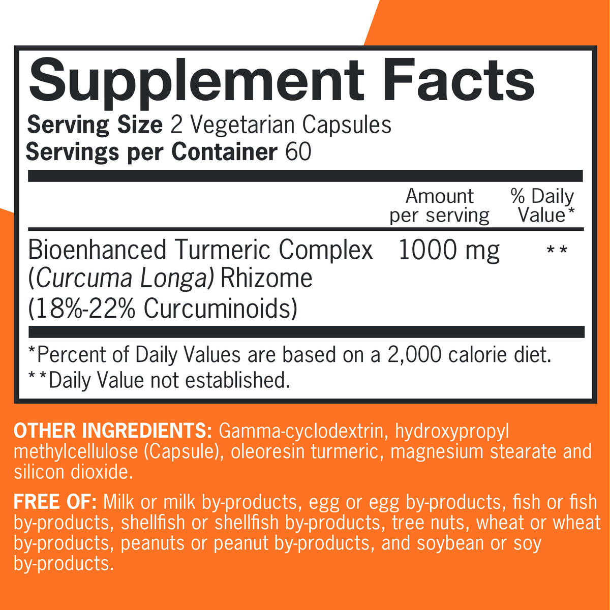 Extra Strength Turmeric Curcumin Complex, 1000mg | Qunol