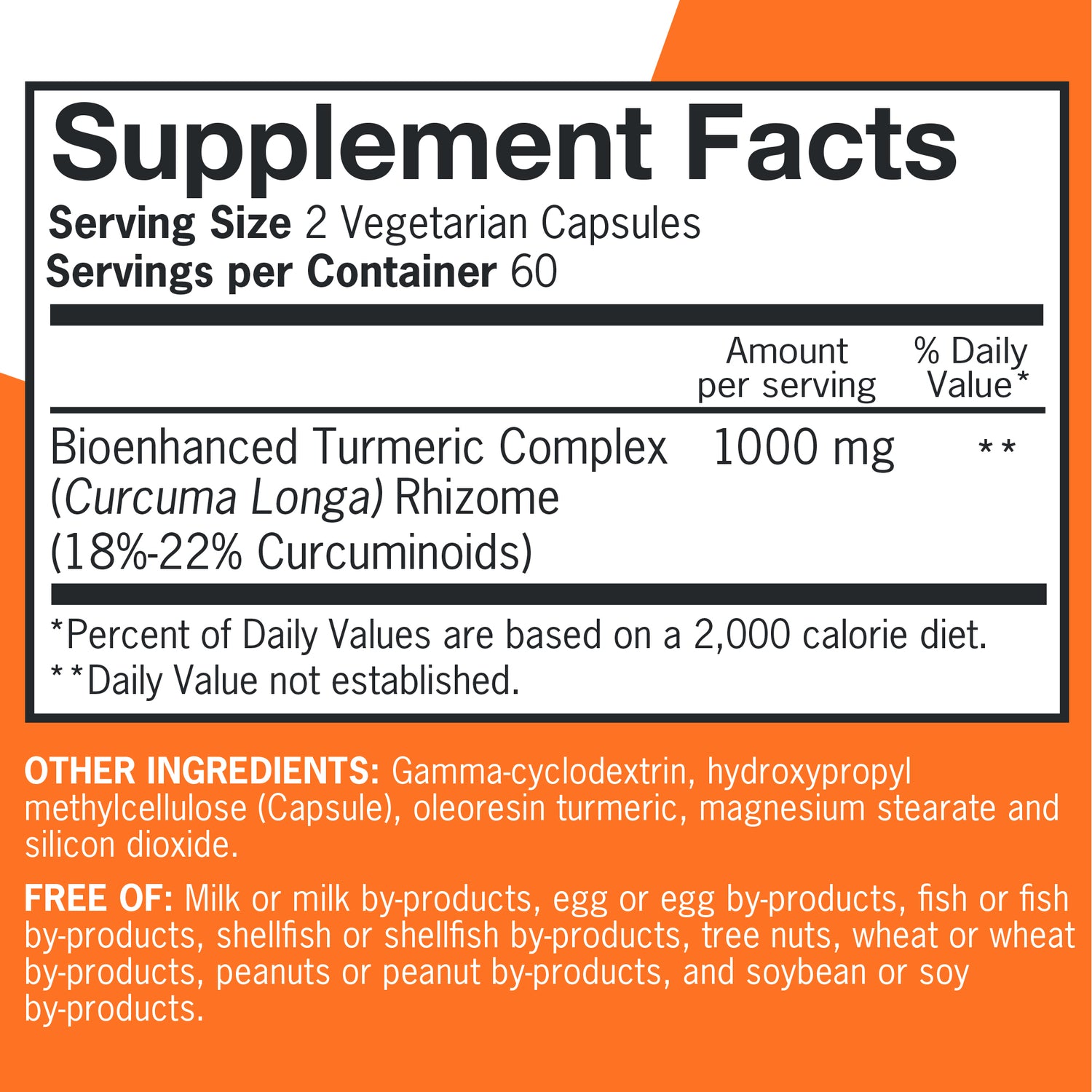 Extra Strength Turmeric Curcumin Complex, 1000mg | Qunol