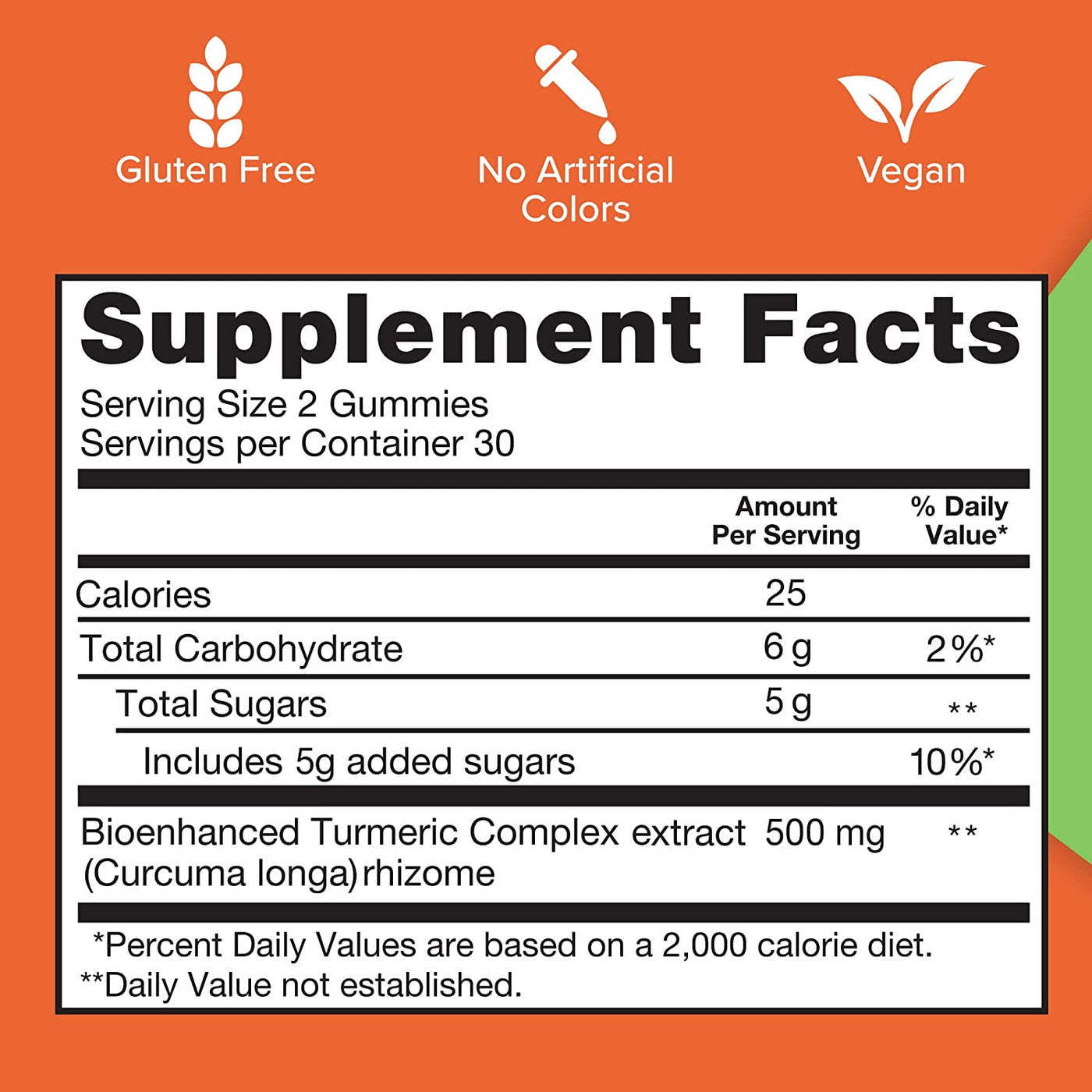 Turmeric Curcumin Gummies, 500mg | Qunol
