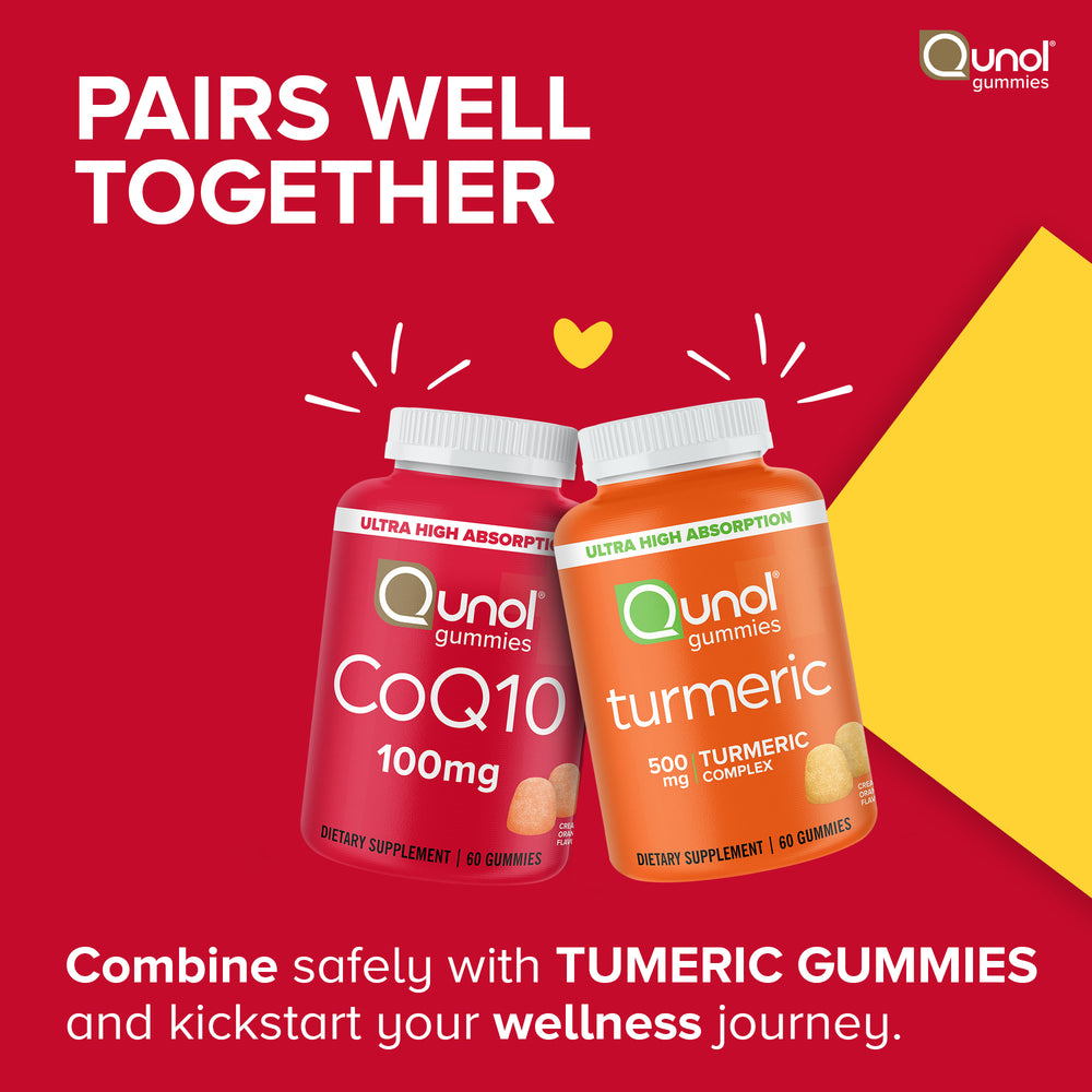 CoQ10 Gummies, 100mg Coenzyme Q10 | Qunol