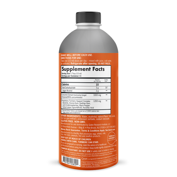 Liquid Turmeric Curcumin, 1000mg | Qunol
