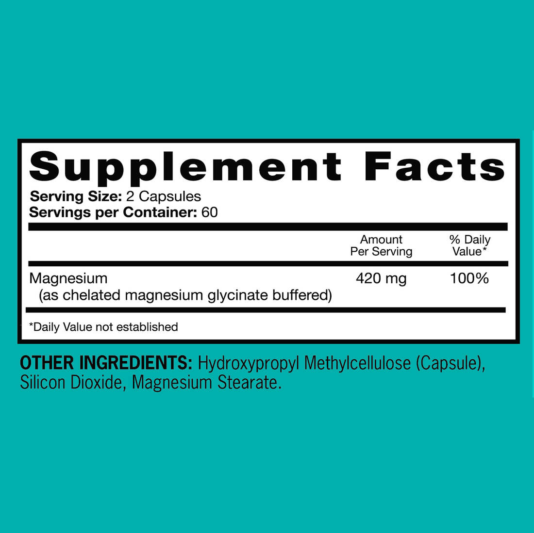 Extra Strength Magnesium, 420mg - Essential Magnesium Support