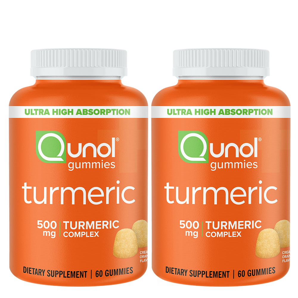 Turmeric Curcumin Gummies, 500mg | Qunol